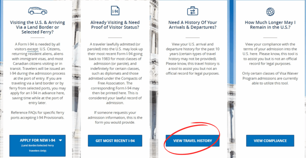 How To Check US Travel History I94: Get I94 Form Online