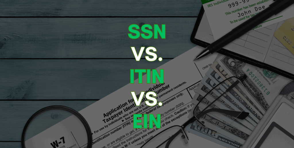 SSN Or ITIN Or EIN: US Taxpayer Identification Numbers